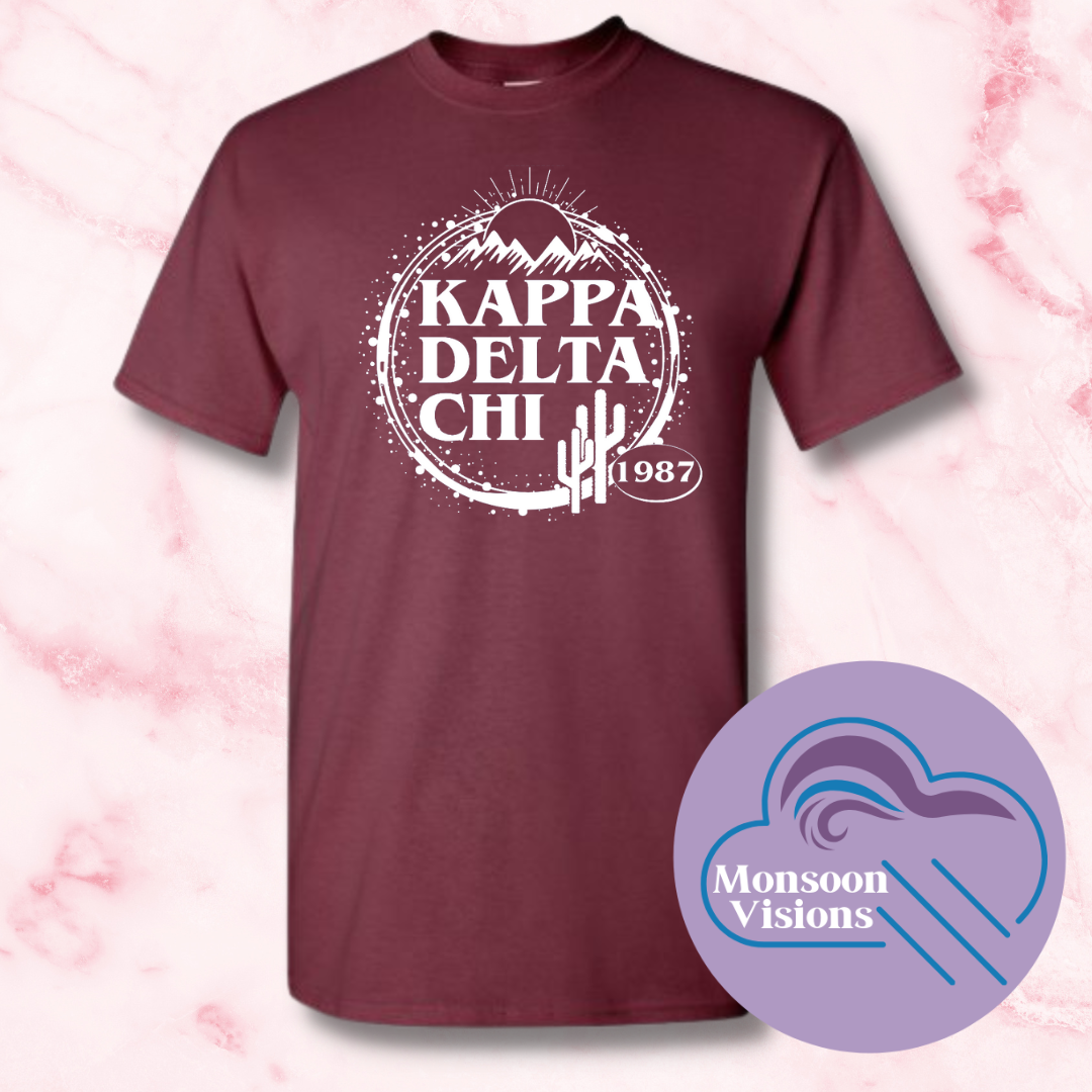 Kappa Delta Chi Shirt: Western Charm Design – Monsoon Visions